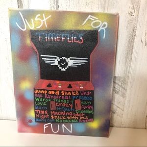 Wall Decor | Spray Paint Video Game Canvas Wall Art Set | Poshmark